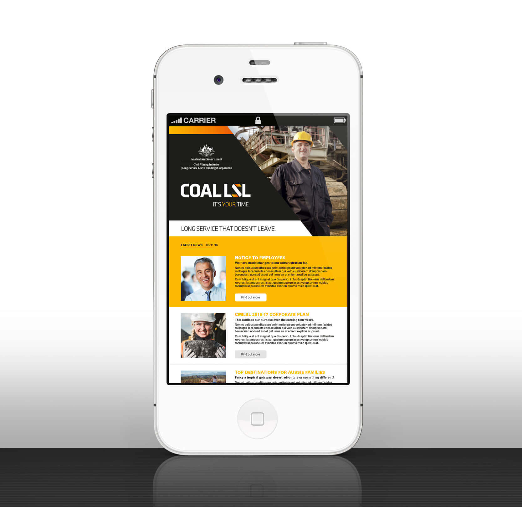 Coal LSL - Bounce Graphic Design Newcastle