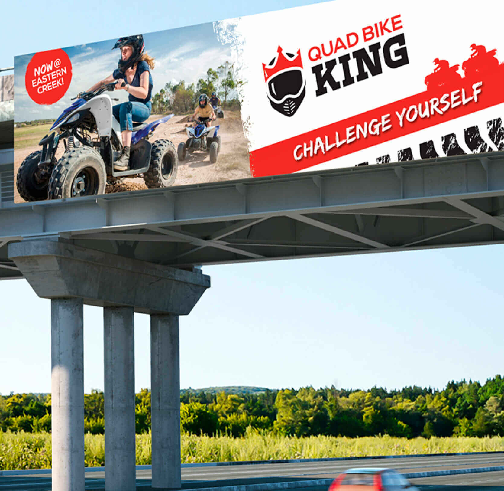 Quad Bike King - Bounce Graphic Design Newcastle