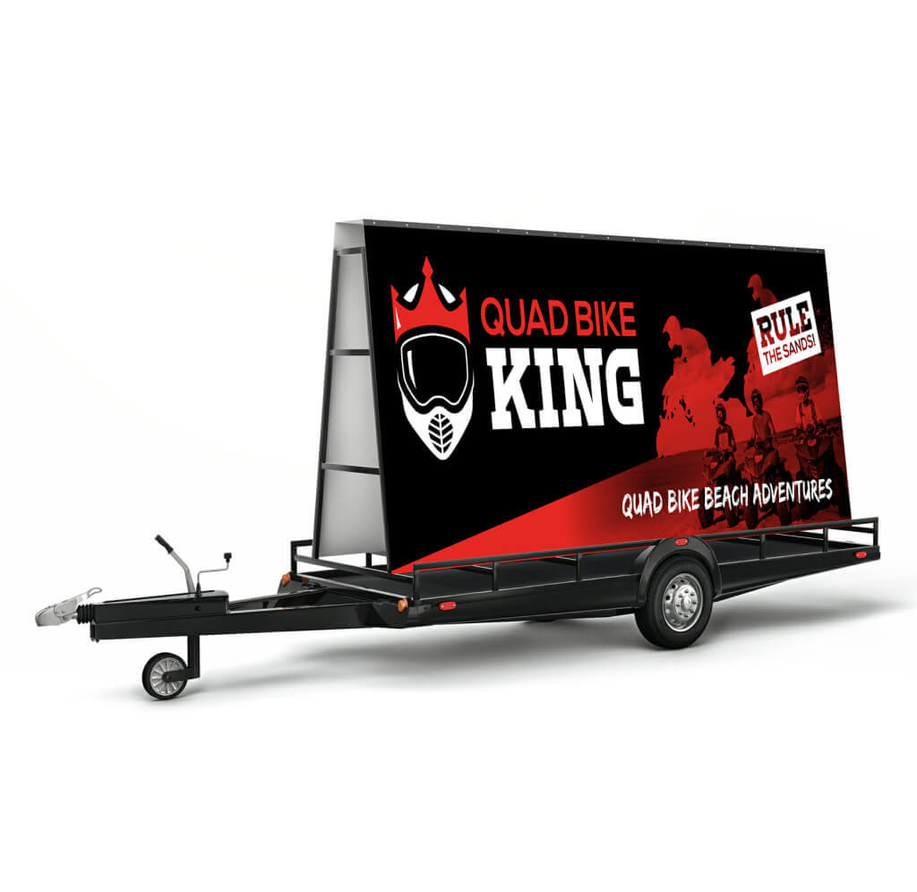 Quad Bike King - Bounce Graphic Design Newcastle