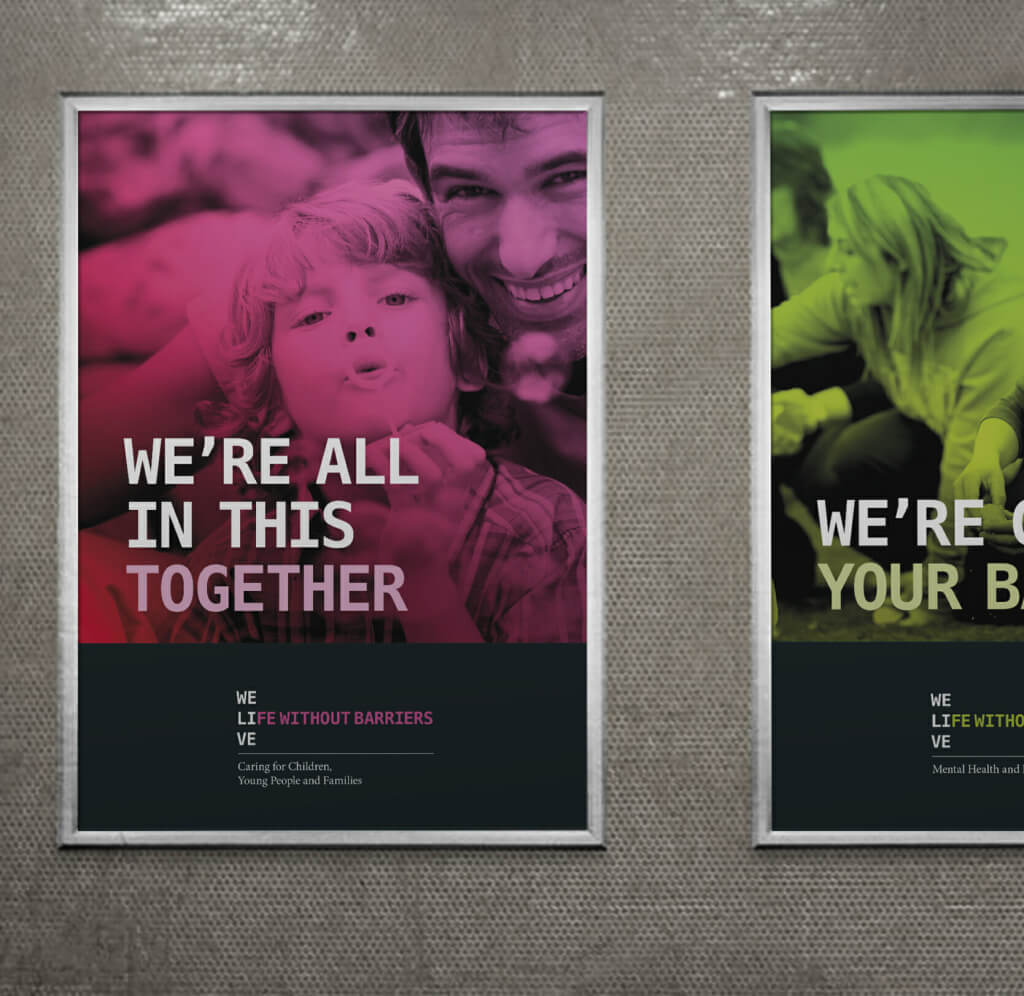 Life Without Barriers - Bounce Graphic Design Newcastle